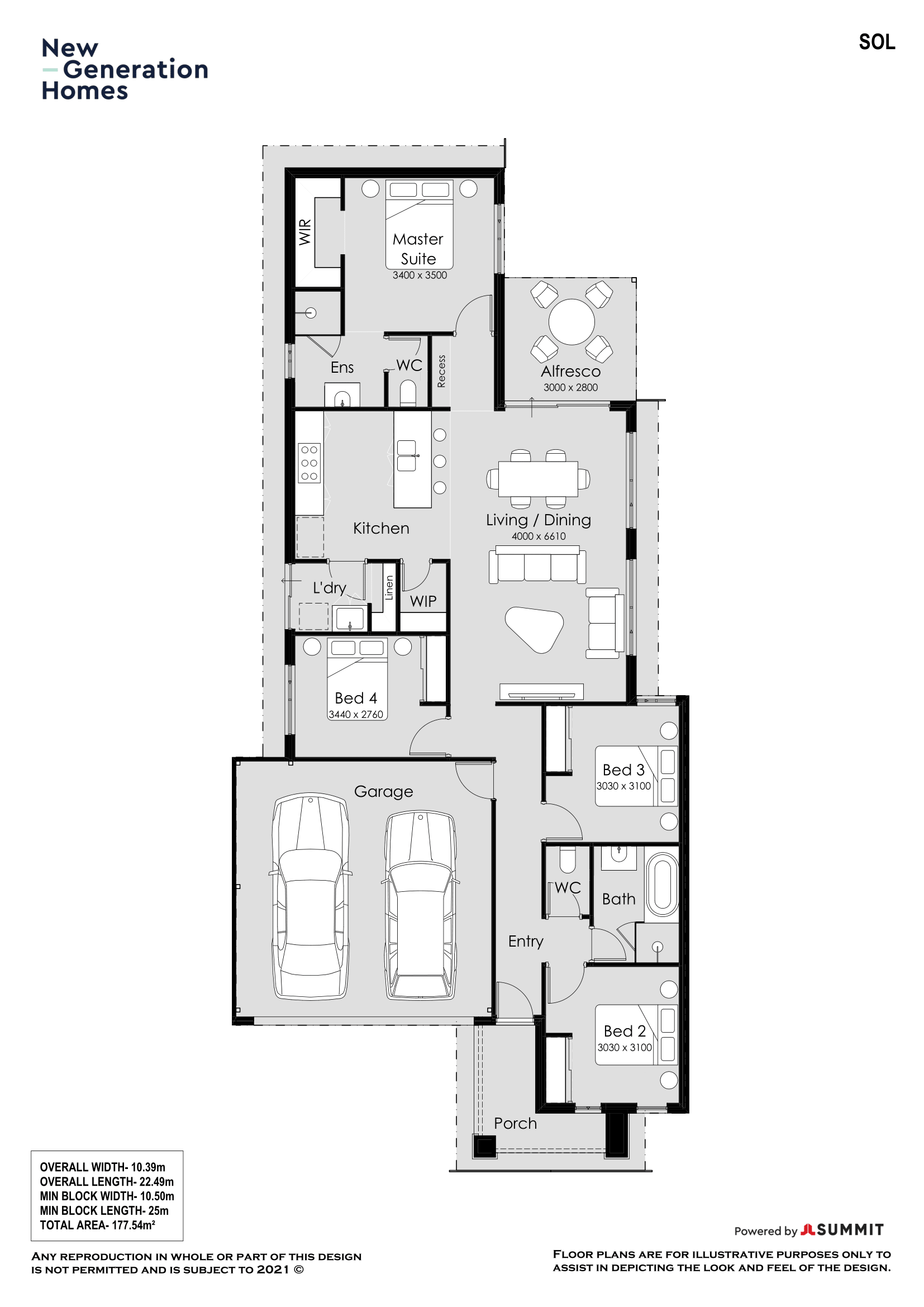 Sol by New Generation Homes, WA - from $252,500 - Floorplans, Facades ...