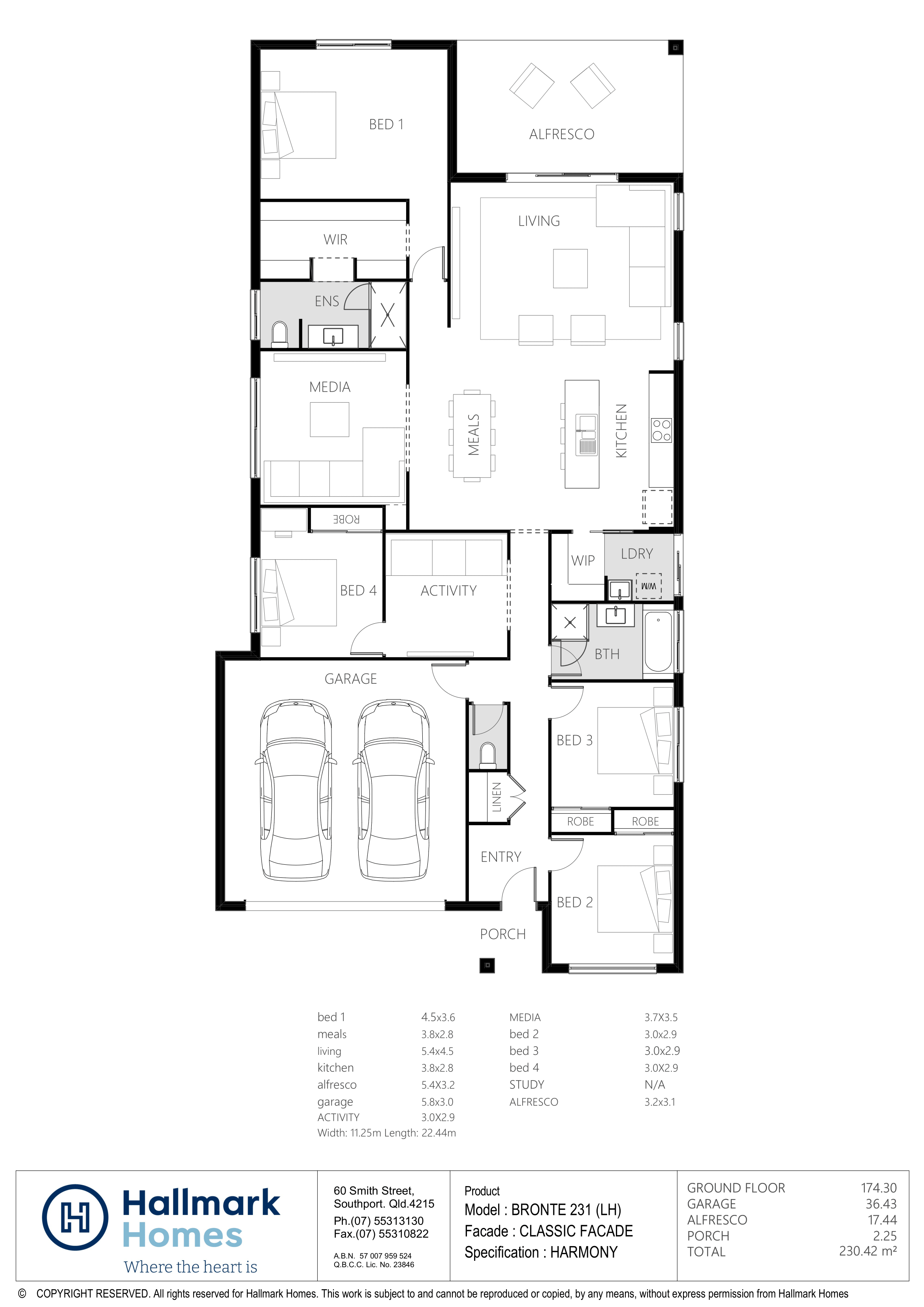 Bronte 231 - LUMA by Hallmark Homes, QLD - from $260,990 - Floorplans ...
