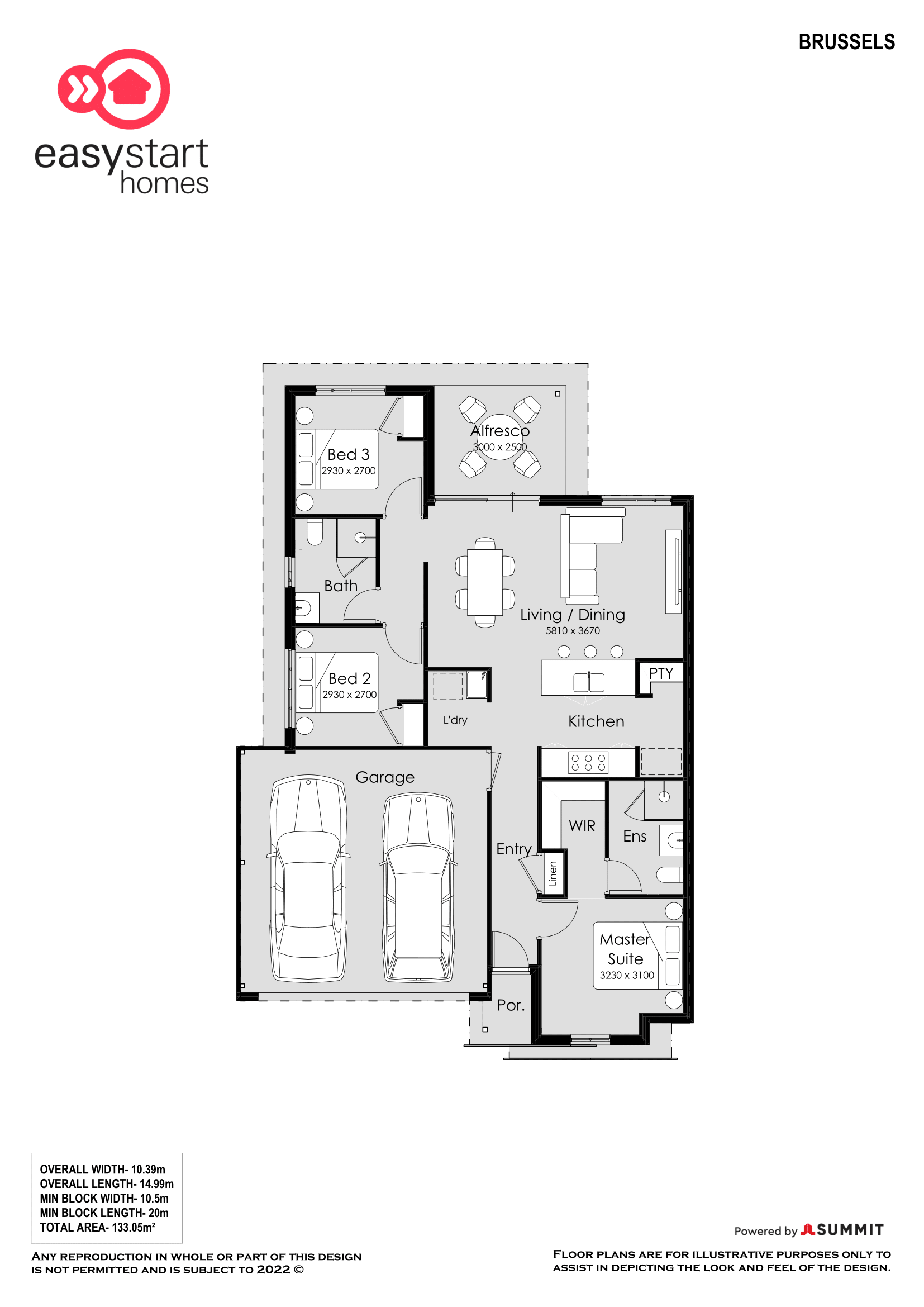 The Brussels in Sinagra by Easystart Homes - 21 Spiccia Way - Sinagra, WA - iBuildNew