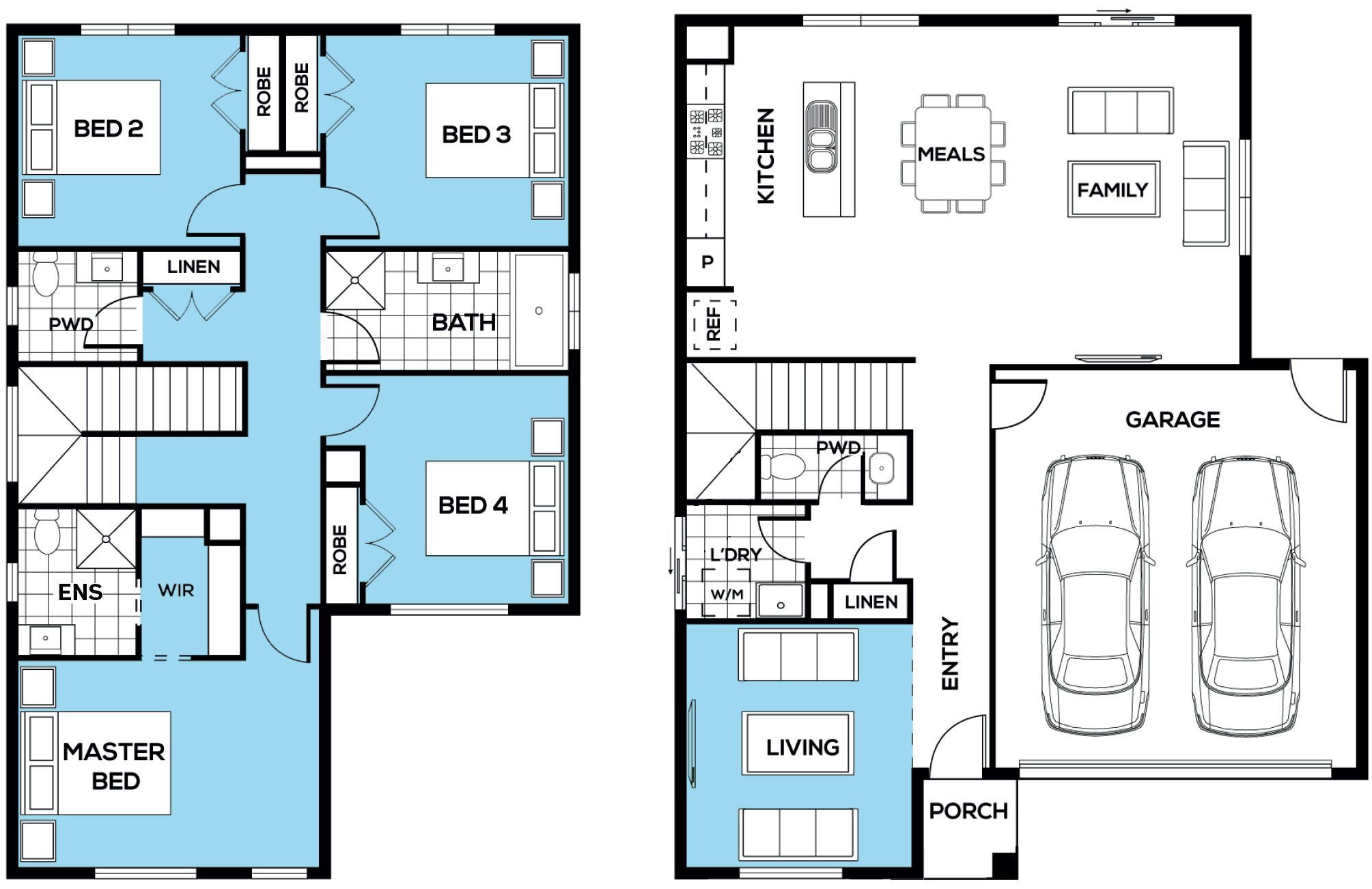 Modena 241 by Omnia Homes, VIC - from $335,900 - Floorplans, Facades ...
