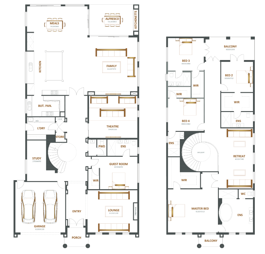 Larch 70 House Plans & Designs - Knockdown Rebuild - iBuildNew
